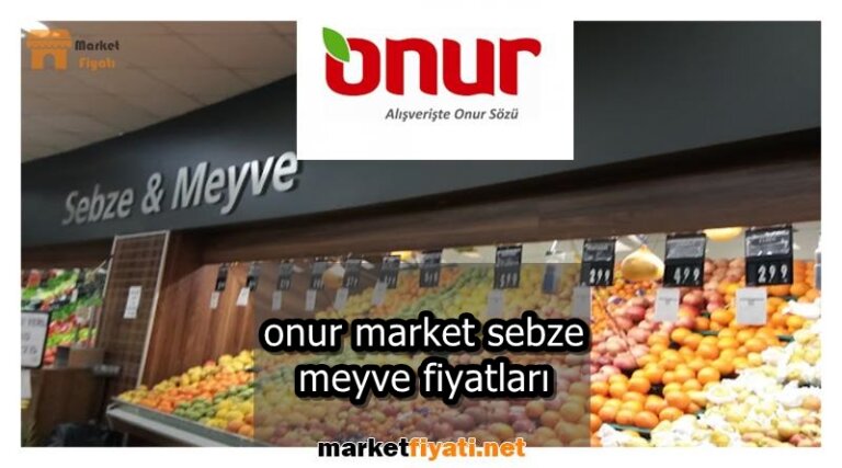 Onur Market Sebze Fiyatları - 2026 - Marketfiyati.net